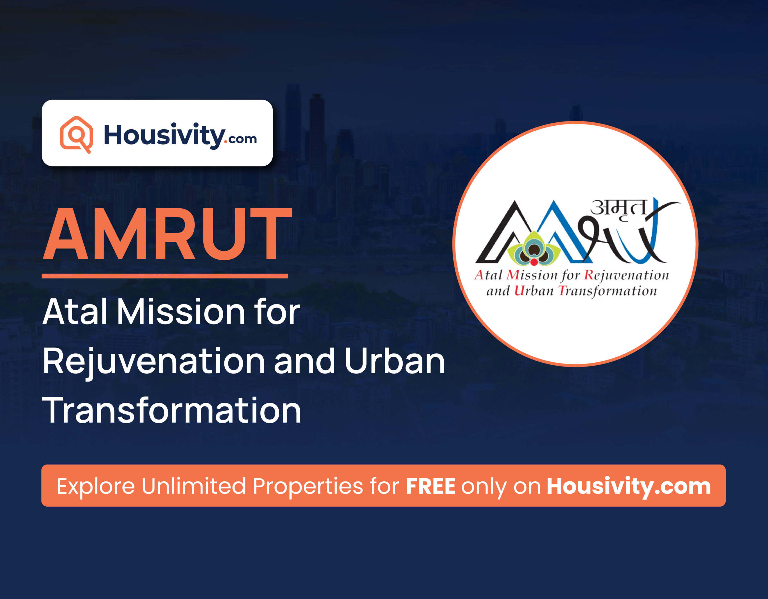 AMRUT: Atal Mission for Rejuvenation and Urban Transformation
