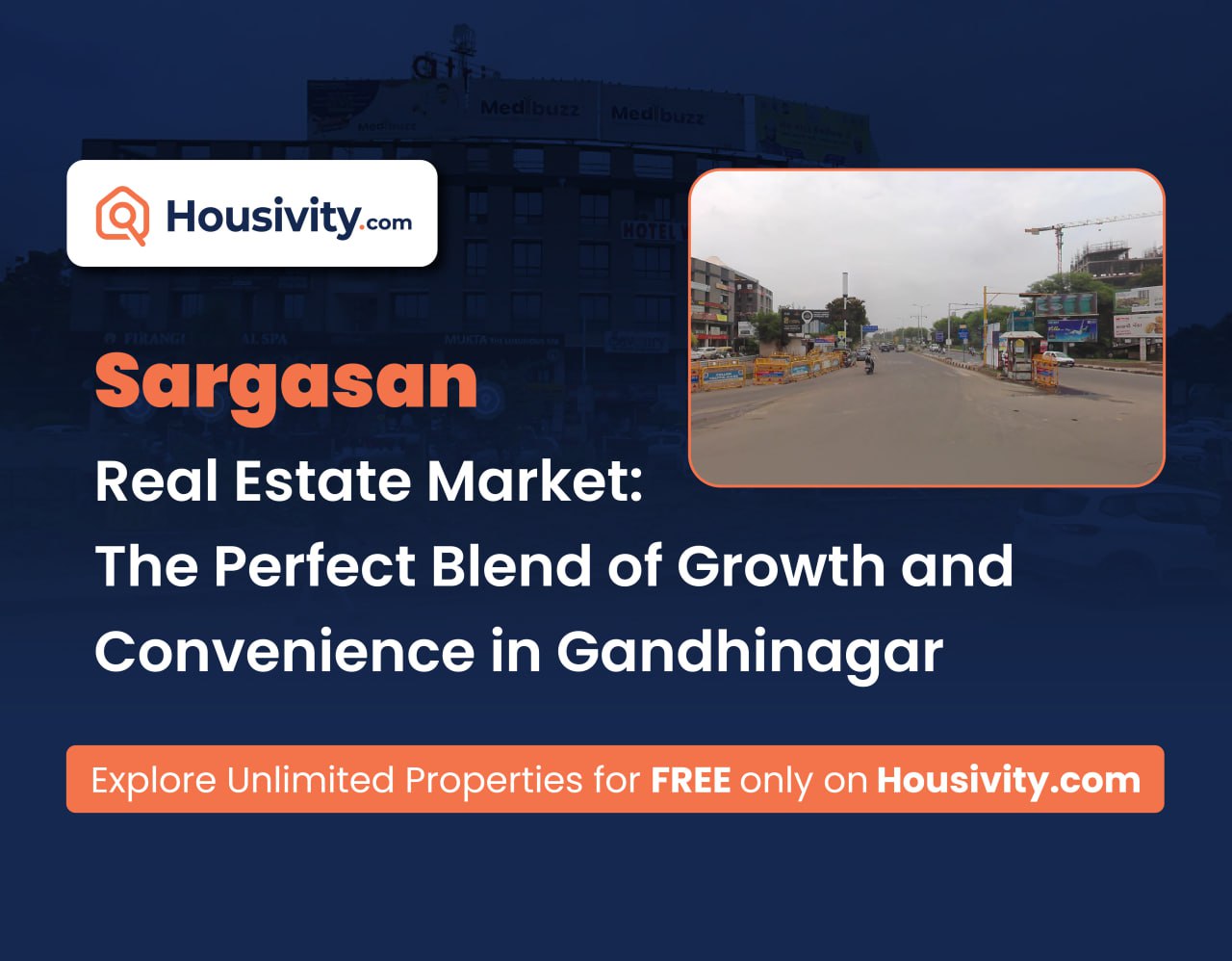 Sargasan Real Estate Market: Growth and Convenience in Gandhinagar